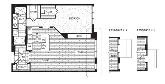 1 & 2 Bedroom Fells Point Apartments | The Crescent at Fells Point
