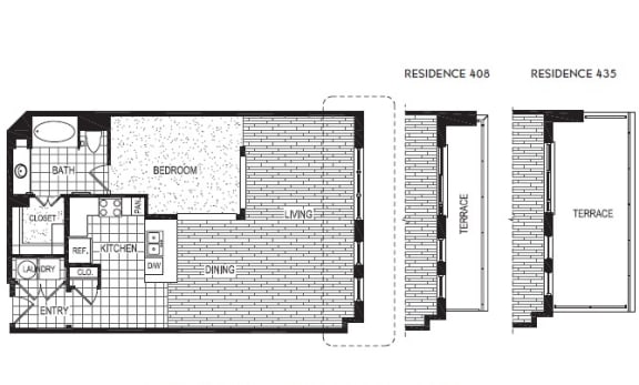 1 & 2 Bedroom Fells Point Apartments | The Crescent at Fells Point