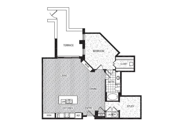 1 & 2 Bedroom Fells Point Apartments | The Crescent at Fells Point