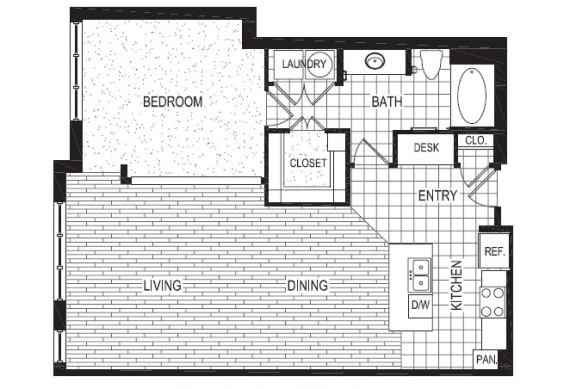 1 & 2 Bedroom Fells Point Apartments | The Crescent at Fells Point
