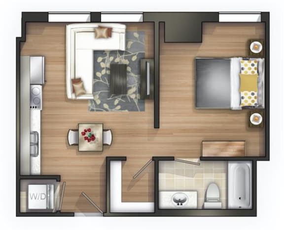 Floor Plans of Land Bank Lofts in Columbia, SC