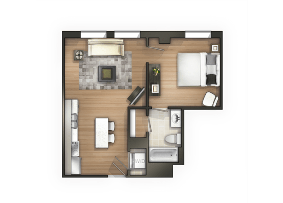Floor Plans of Land Bank Lofts in Columbia, SC