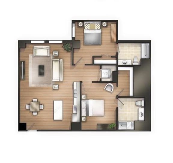 Floor Plans of Land Bank Lofts in Columbia, SC