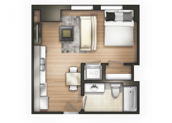 Floor Plans of Land Bank Lofts in Columbia, SC
