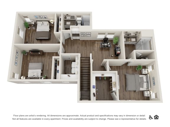 Floor Plans of Viviano at Riverton in Riverton, UT