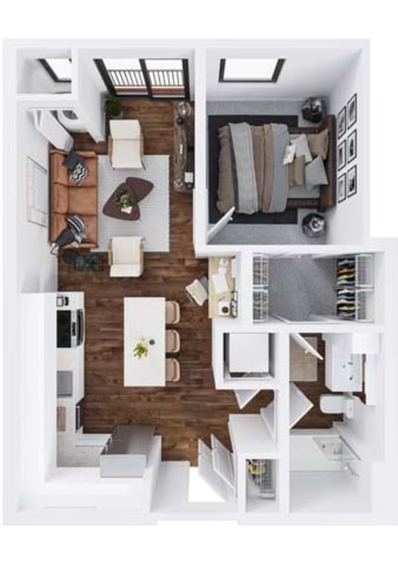 Studio, 1, 2 & 3 Bedroom Apartments in Hopkins | The Hallon