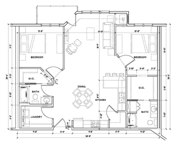 Floor Plans of NorthPointe Garden Estates in Lino Lakes, MN