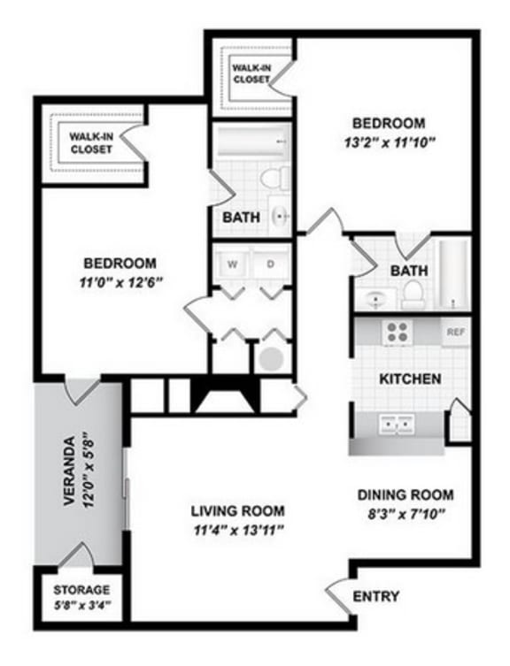 1 & 2 Bedroom Apartments in Greensboro, NC | The Pointe at Irving Park