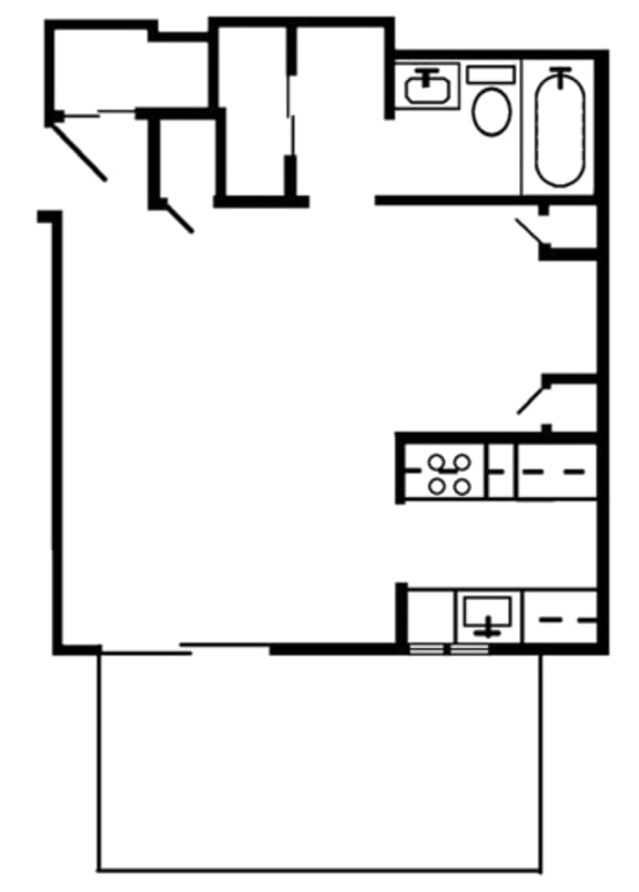 Floor Plans of Britain Towne in Bellevue, NE