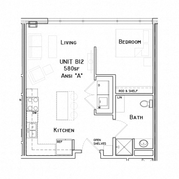 Floor Plans of Square at 48 in Lincoln, NE