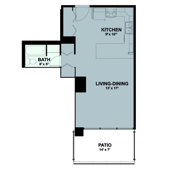 Floor Plans of Sky Park - Newly Renovated in Lincoln, NE
