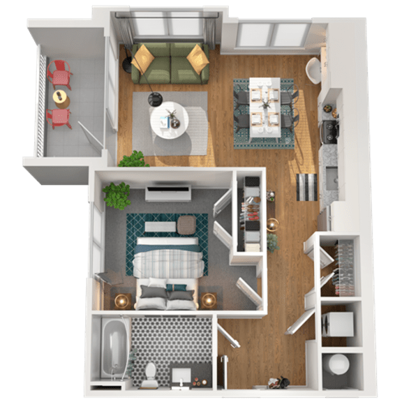 Studio, 1 & 2 Bedroom Apartments in Atlanta | Gibson by Radius