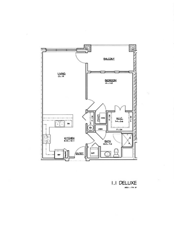 Floor Plans of The Residences Howard Commons /Howard Lofts in Howard, WI