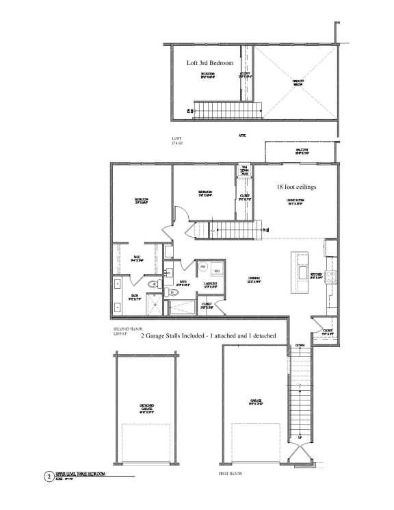 Floor Plans of The Residences Howard Commons /Howard Lofts in Howard, WI