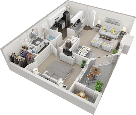 Floor Plans of Arbor Mill in Norcross, GA