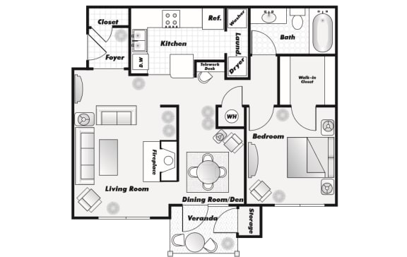 Floor Plans of Wesley Providence in Stonecrest, GA