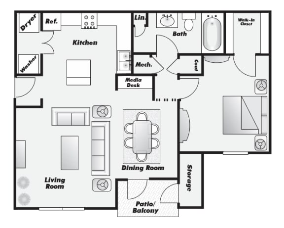 Floor Plans of Wesley Providence in Stonecrest, GA