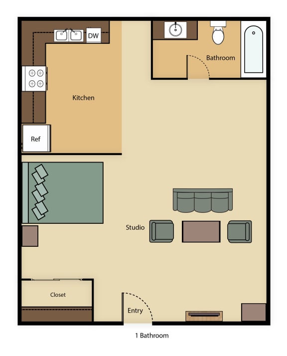 Floor Plans of Mutual Housing at Dixieanne and Victory in Sacramento, CA