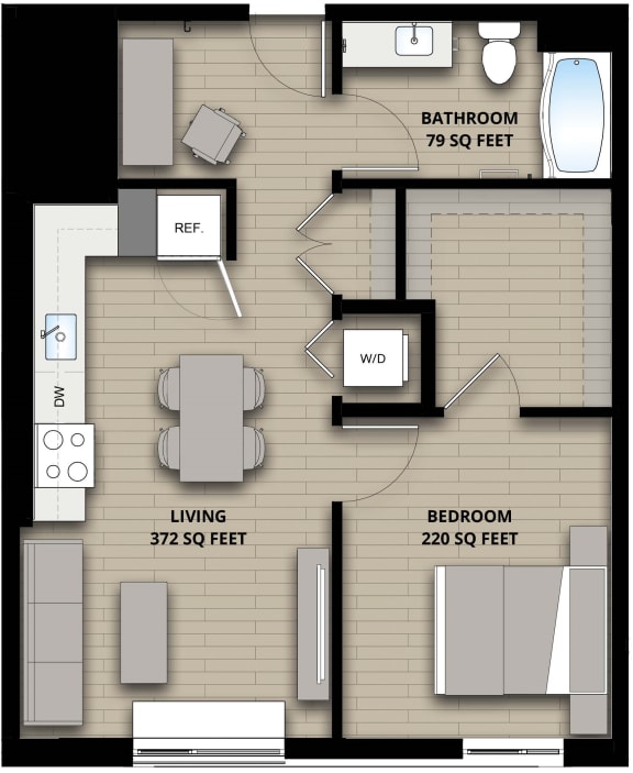 Floor Plans of Arc Central in Beaverton, OR