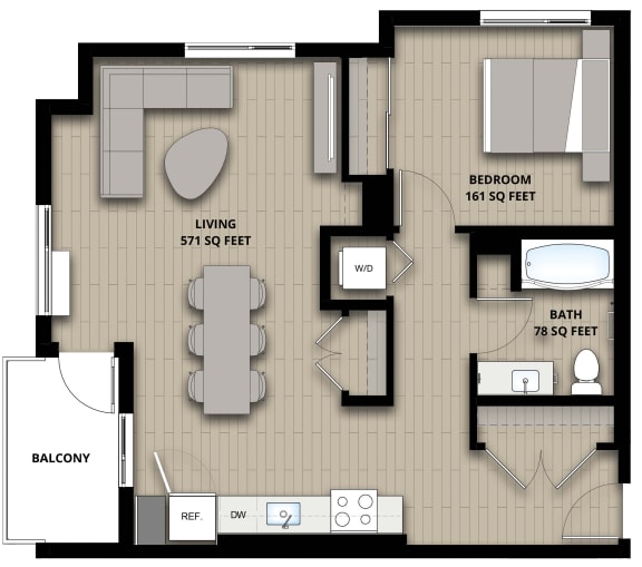 Floor Plans of Arc Central in Beaverton, OR