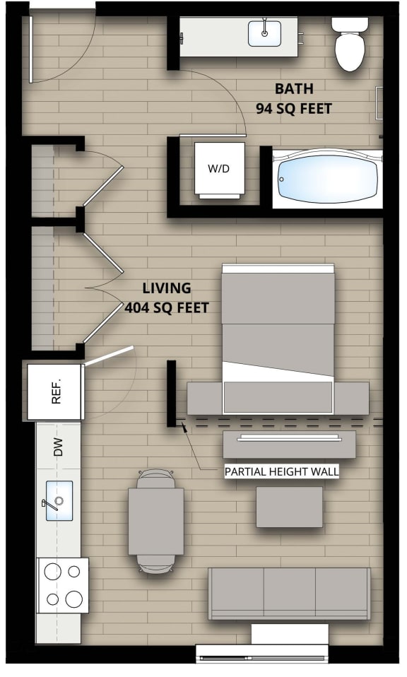 Floor Plans of Arc Central in Beaverton, OR