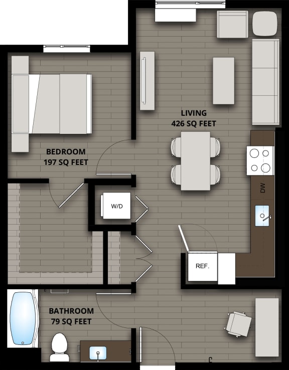Floor Plans of Arc Central in Beaverton, OR