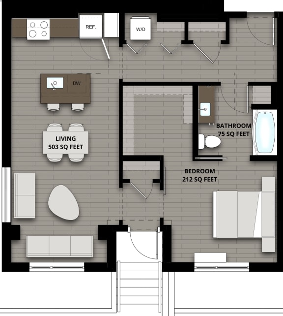 Floor Plans of Arc Central in Beaverton, OR