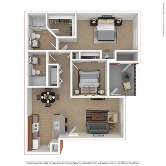 Floor Plans of Heather Creek in Mesquite, TX