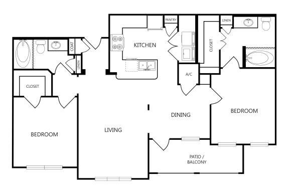 Floor Plans of Parc at Garland in Garland, TX