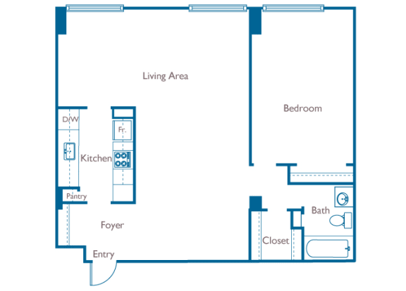 Floor Plans Hill House at Chestnut Hill apartments in Philadelphia, PA