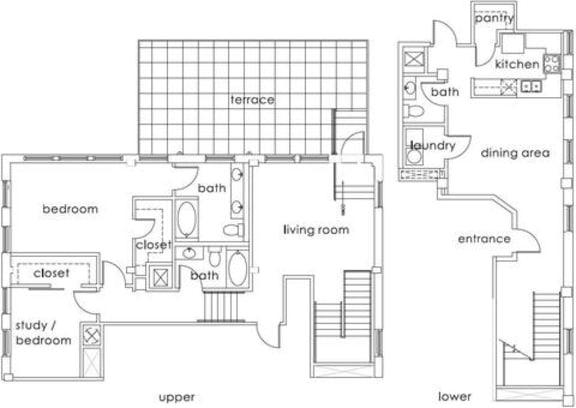 Floor Plans Main 3 Downtown apartments in Dallas, TX