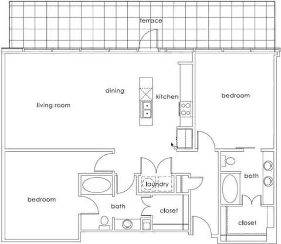 Floor Plans Main 3 Downtown apartments in Dallas, TX