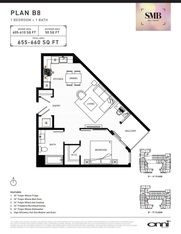 Floor Plans of SMB Hollywood in Los Angeles, CA