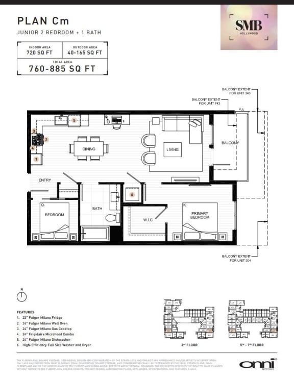 Floor Plans of SMB Hollywood in Los Angeles, CA