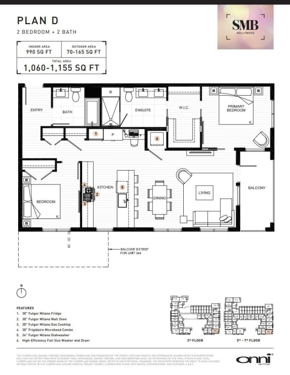 Floor Plans of SMB Hollywood in Los Angeles, CA