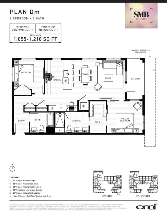 Floor Plans of SMB Hollywood in Los Angeles, CA