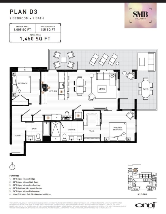 Floor Plans of SMB Hollywood in Los Angeles, CA