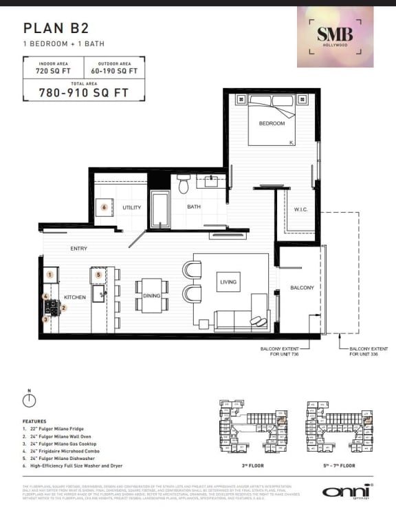 Floor Plans of SMB Hollywood in Los Angeles, CA
