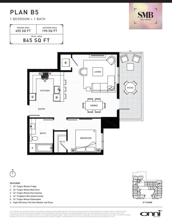 Floor Plans of SMB Hollywood in Los Angeles, CA