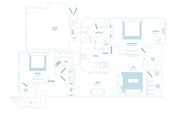 1, 2, 3 & 4 Bedroom Apartments in Georgetown | Reveal 54