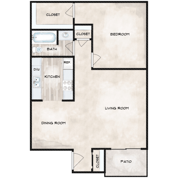 Floor Plans of The Hermitage in Jackson, TN