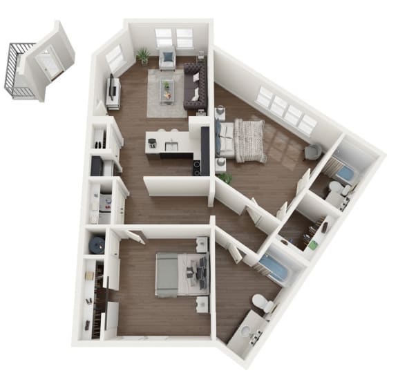 Floor Plans of Premiere Lofts at Trilith in Fayetteville, GA