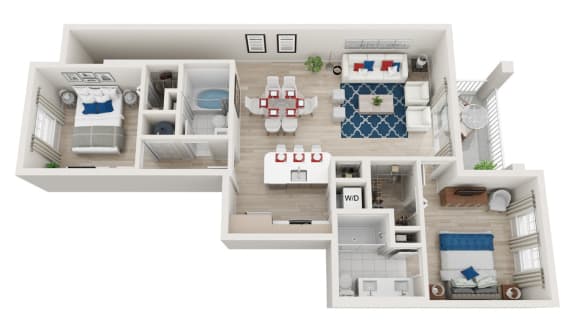 1, 2 & 3 Bedroom Apartments in Lake Worth | Altis Blue Lake