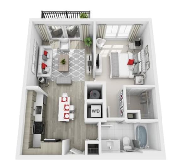 Floor Plans of Altis Grand Central in Tampa, FL