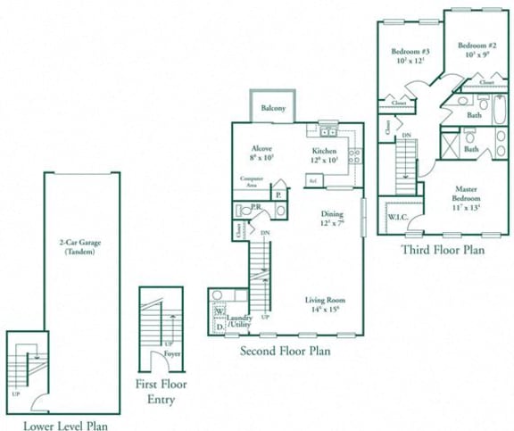 1, 2, 3 & 4 Bedroom Apartments in Novi, MI | Mainstreet Village