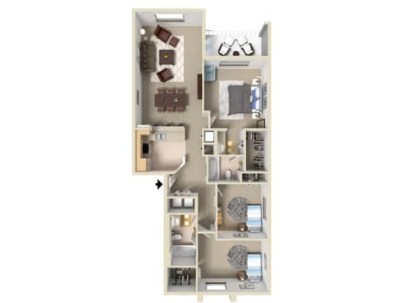 Floor Plans of Gateway Club in Boynton Beach, FL