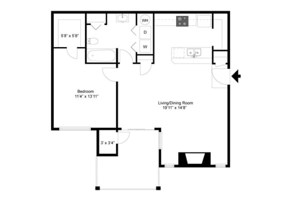 Floor Plans of Commons at Verandas in Tanasbourne Apartments in ...