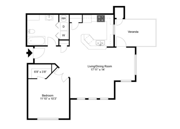 Floor Plans of Commons at Verandas in Tanasbourne Apartments in ...