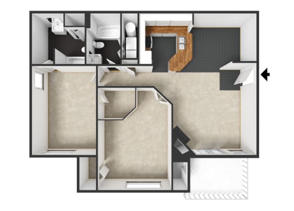 Floor Plans of Commons at Verandas in Tanasbourne Apartments in ...