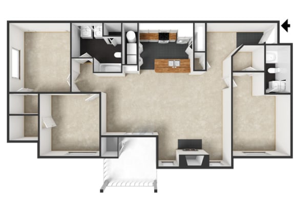 Floor Plans of Commons at Verandas in Tanasbourne Apartments in ...